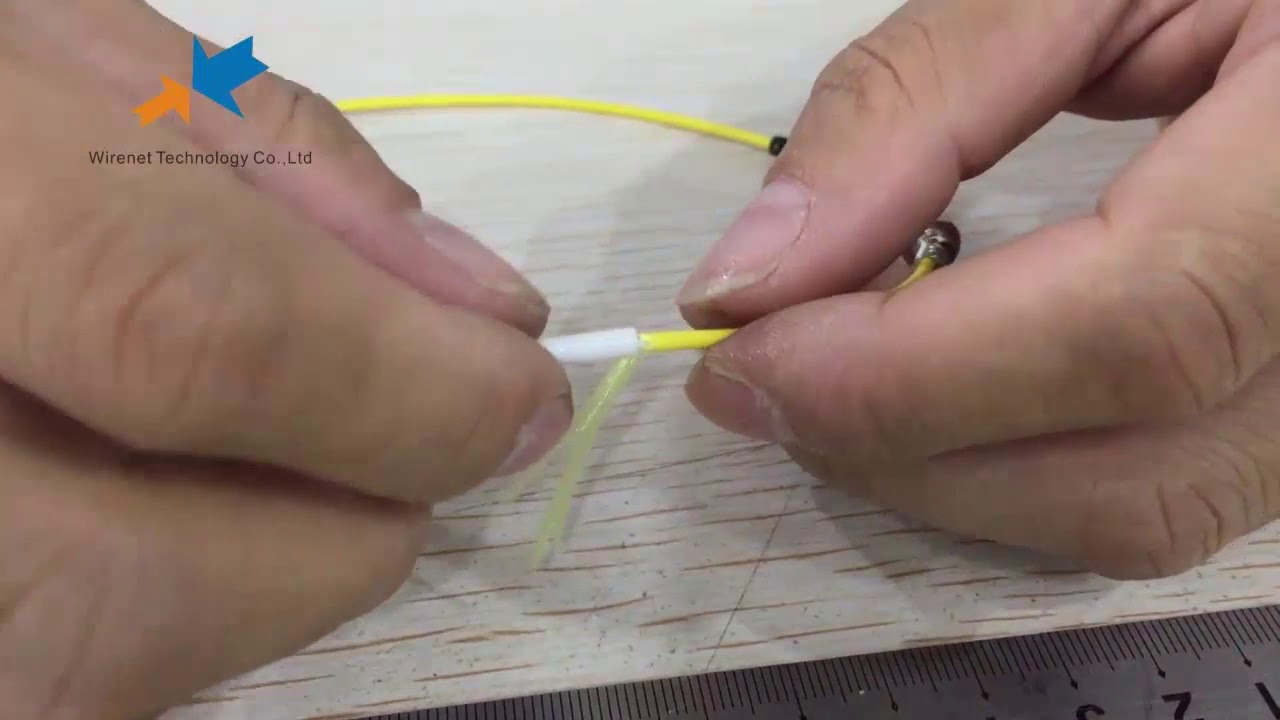 How to assemble FC connector of 2 0 3 0mm fiber optic patch cord - YouTube