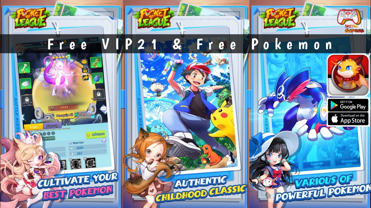 Pocket League Gameplay - Pokemon RPG Free VIP21 & Free Gift Code & Free ...