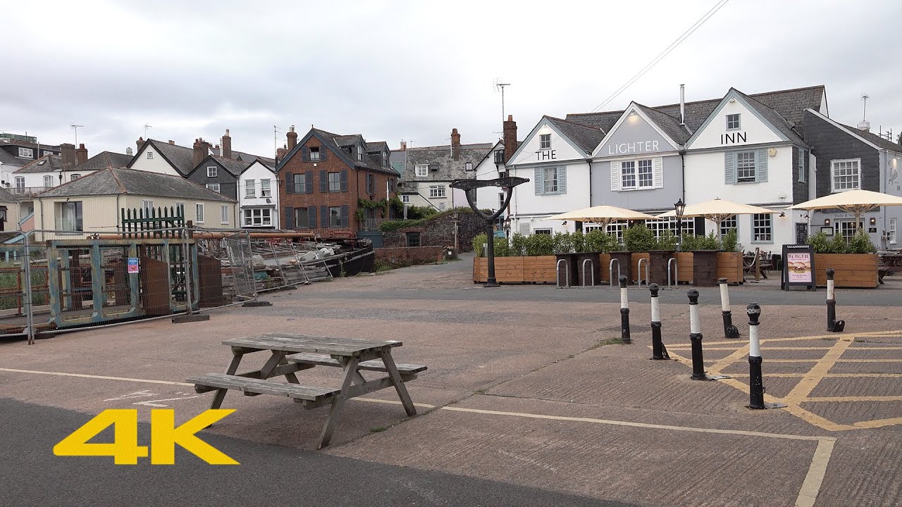 Topsham Walk: Town Centre【4K】 - YouTube