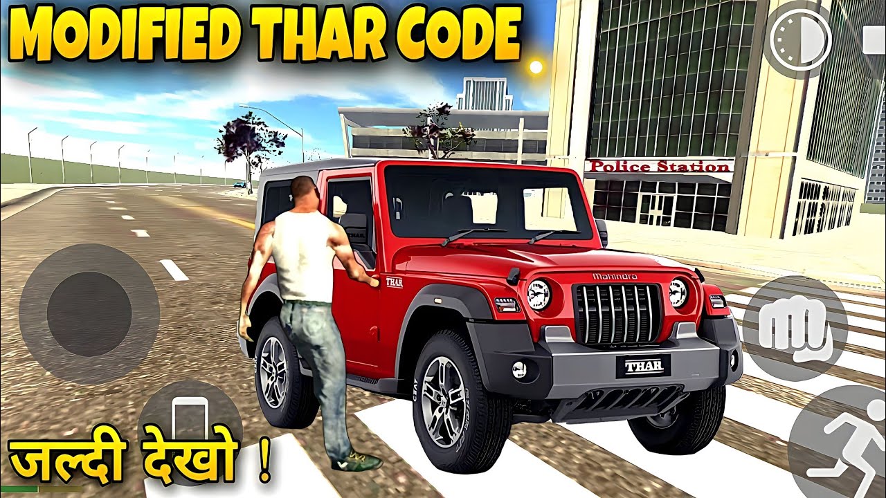 Modified Thar Car Cheat Code In Indian Bike Driving 3d? thar cheat code - YouTube