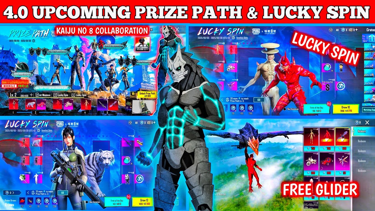 BGMI 4.0 PRIZE PATH // BGMI NEXT PRIZE PATH // KAIJU NO 8 PRIZE PATH # ...