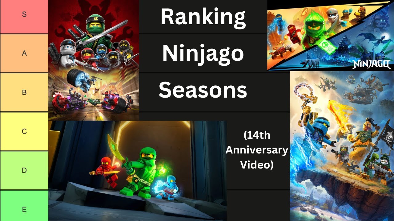 Ranking Ninjago Seasons! (HAPPY 14TH ANNIVERSARY NINJAGO!!!!) - YouTube
