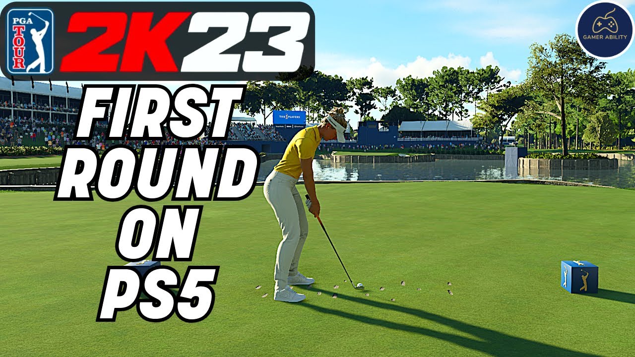 FIRST Time Playing PGA Tour 2K23 on the PLAYSTATION 5! - YouTube