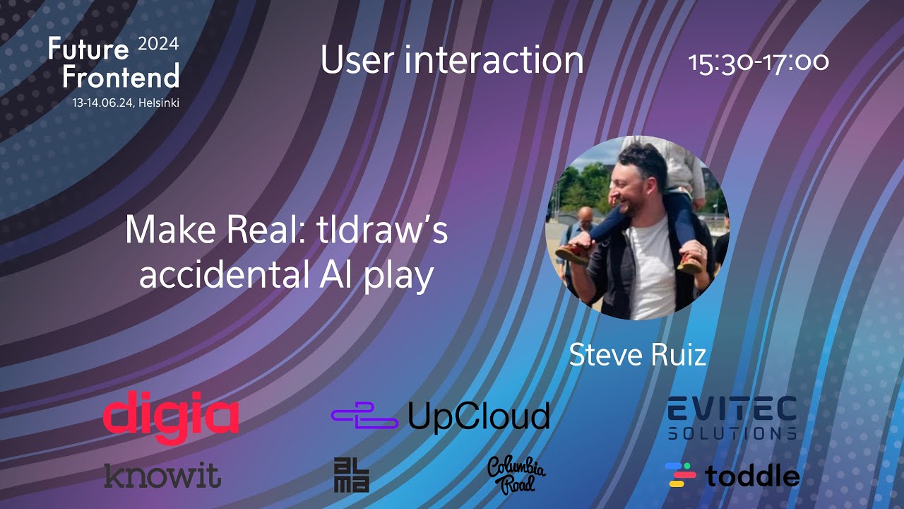 FF24 - UI - Make Real: tldraw's accidental AI play - Steve Ruiz - YouTube