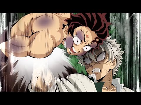 ТАНДЖИРО СПАСАЕТ ГЕНЬЯ ОТ ССОРЫ С САНЕМИ! КЛИНОК РАССЕКАЮЩИЙ ДЕМОНОВ