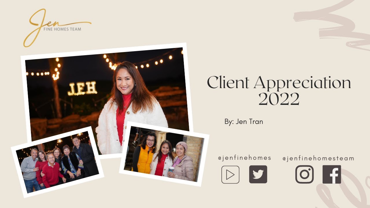 Jen Fine Homes Team Client Appreciation Pie Party 2022 - YouTube