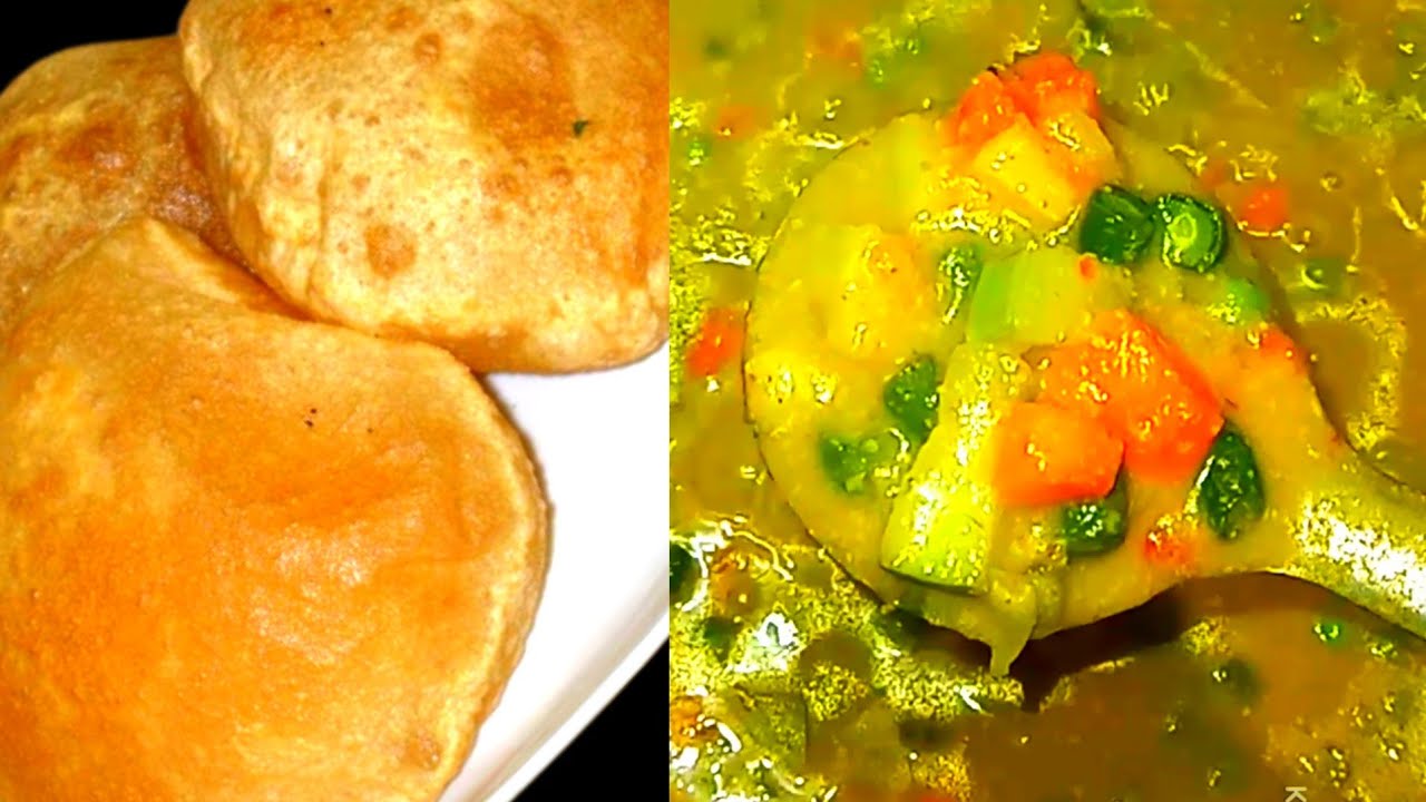 Vegetable sagu curry recipe |Sagu hotel jaisa purike sath# ...