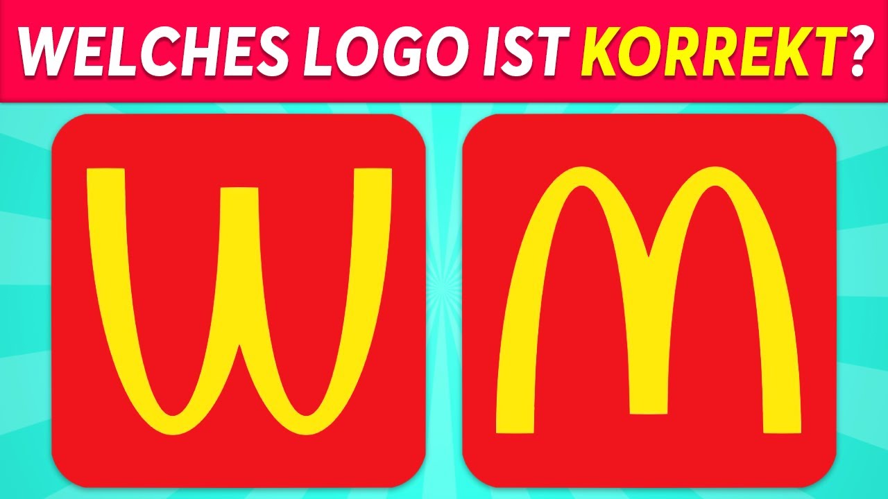 Welches LOGO ist korrekt? | Logo-Quiz-Herausforderung - YouTube