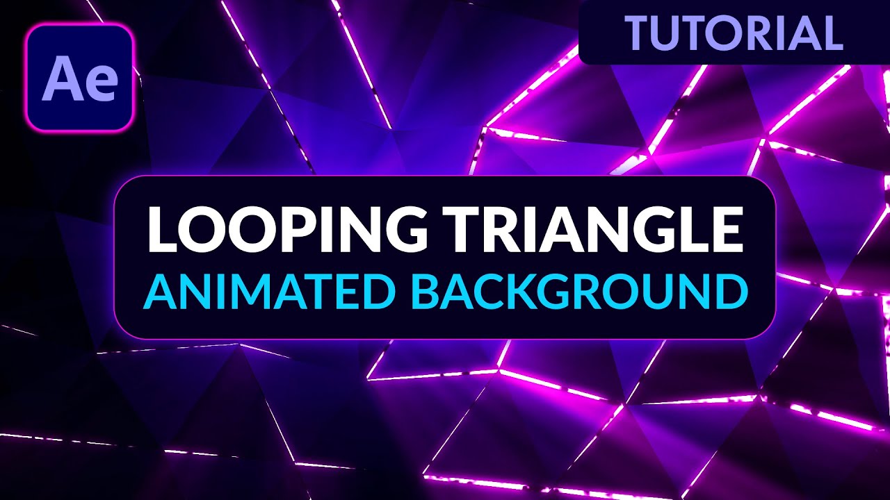 Neon Light Background | After Effects Tutorial - YouTube