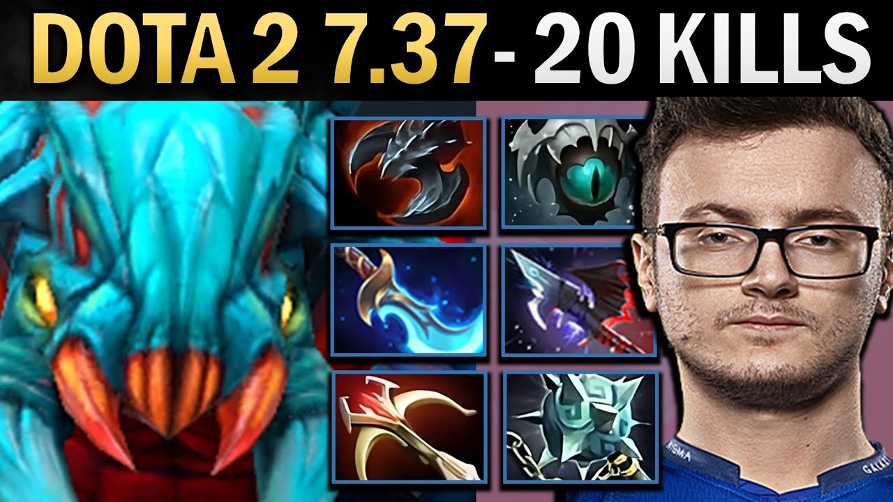 Weaver Gameplay Miracle with 20 Kills and Daedalus - Dota 2 7.37 - YouTube