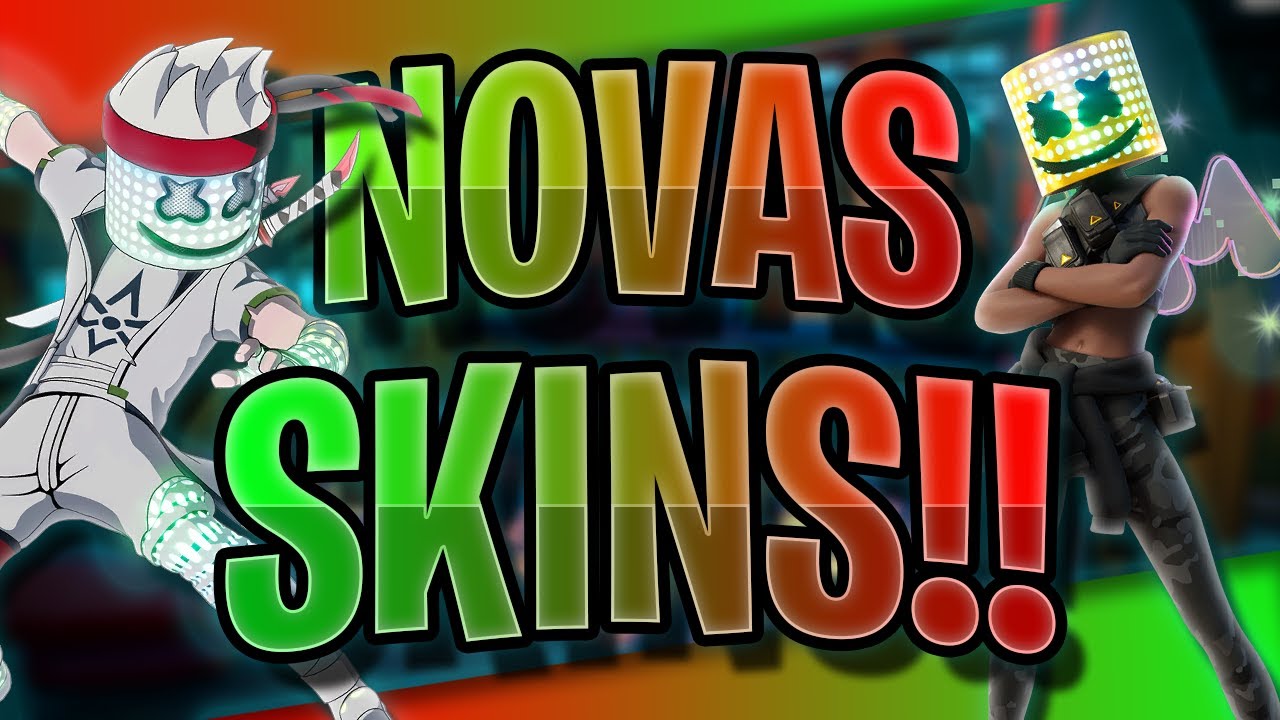 MOSTRANDO AS *NOVAS SKINS* MARSHINOBI & MARSHA COMBOS | FORTNITE - YouTube