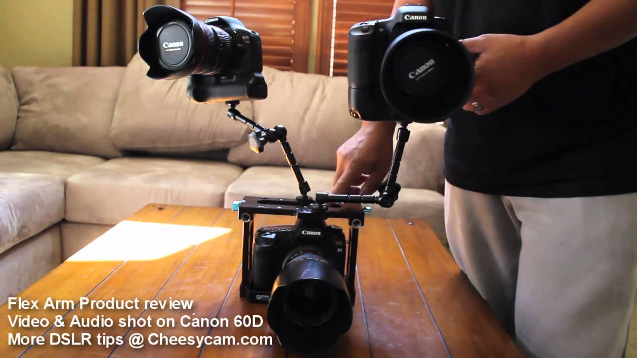 DSLR Flexible Power Arms product Review - YouTube