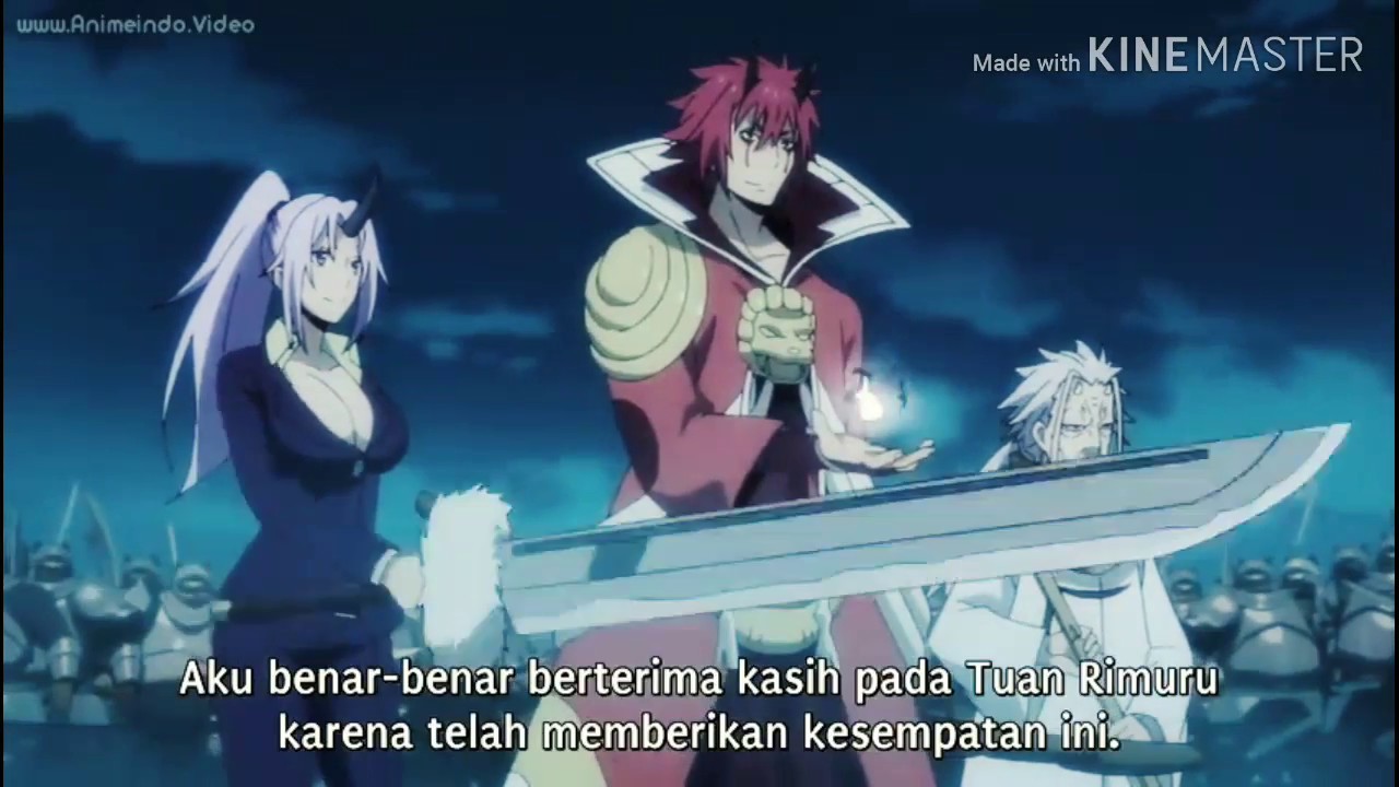 Momen Pertempuran Melawan Orc Lord Sub Indo - Tensei Shitara Slime ...