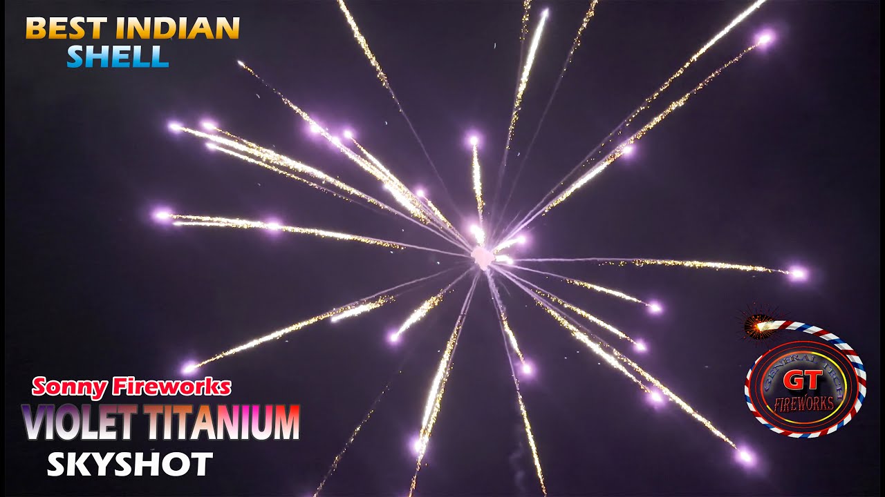 VIOLET TITANIUM Sonny Fireworks| Best Sky Shot of Sony Fireworks # ...