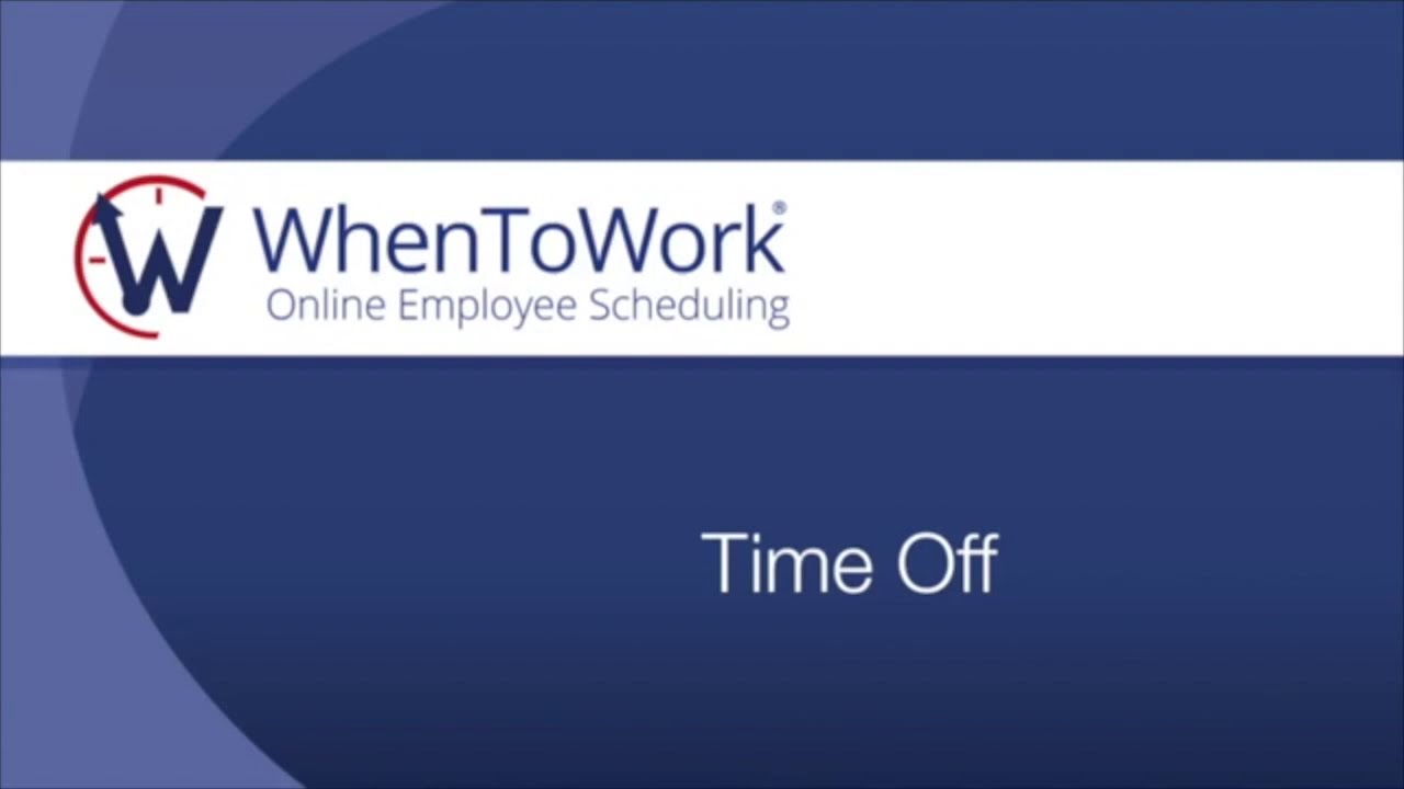 Time Off - YouTube