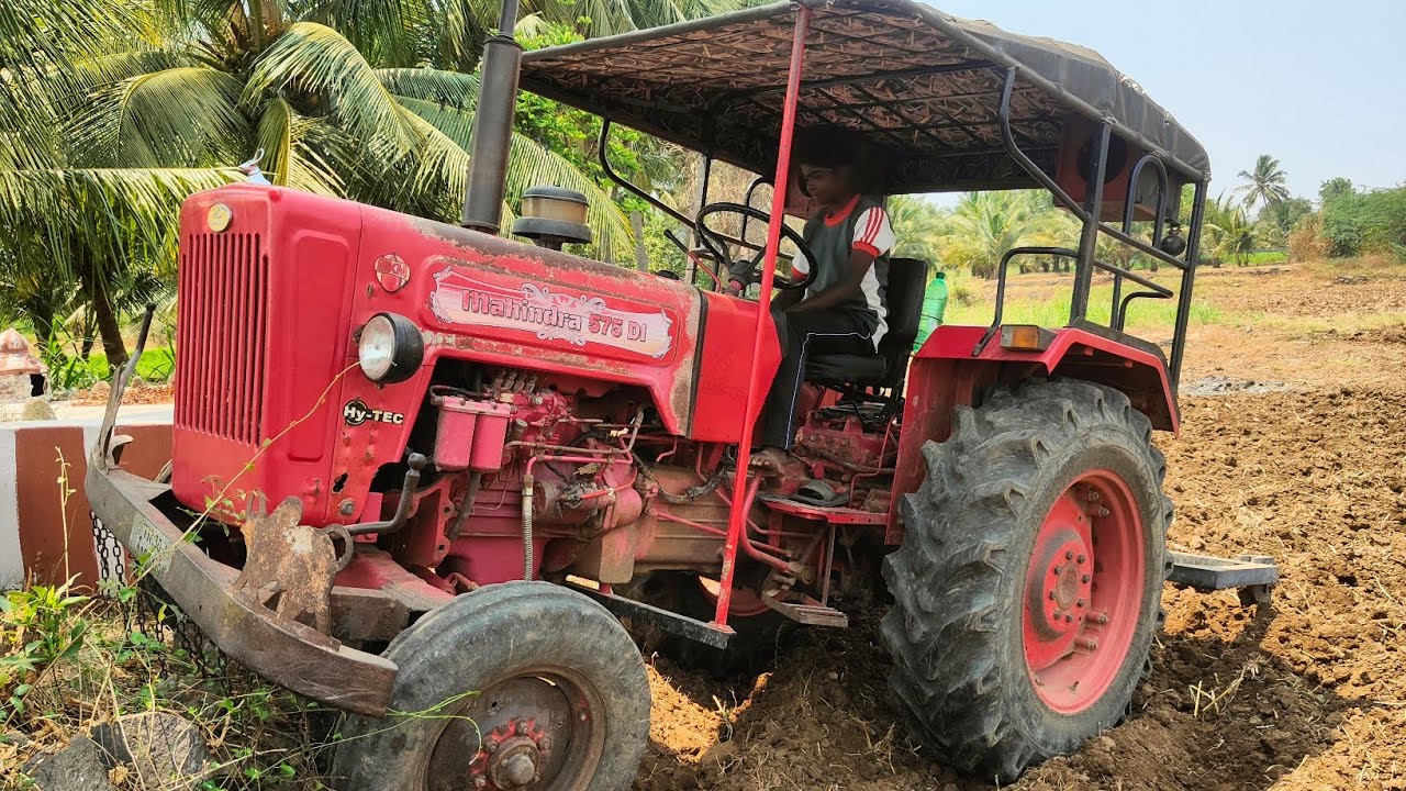 Mahindra 575 di goes to rice land pulling performance in 5point ...