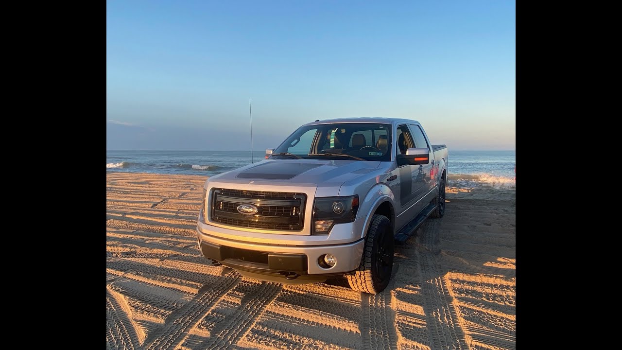 Driving on Carova 4x4 Beach OBX, NC - YouTube