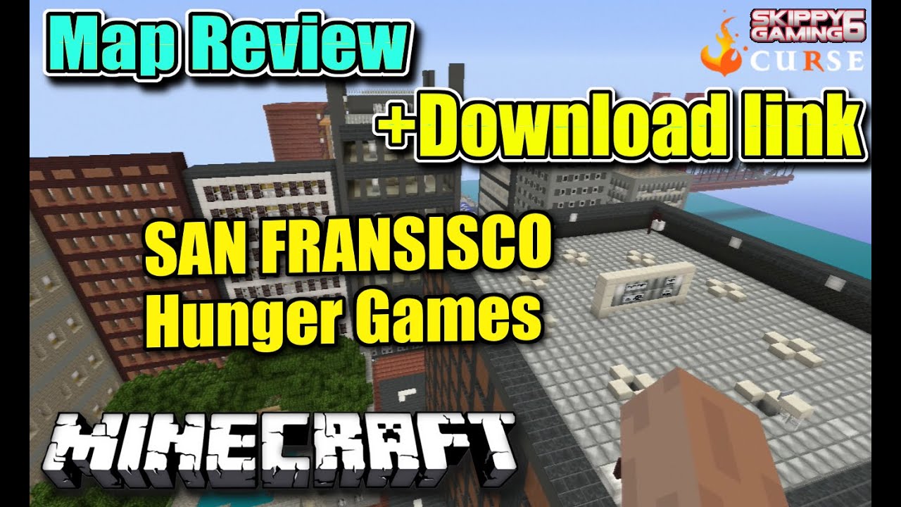 MINECRAFT - PS3 - SAN FRANCISCO HUNGER GAMES - MAP REVIEW + DOWNLOAD ...