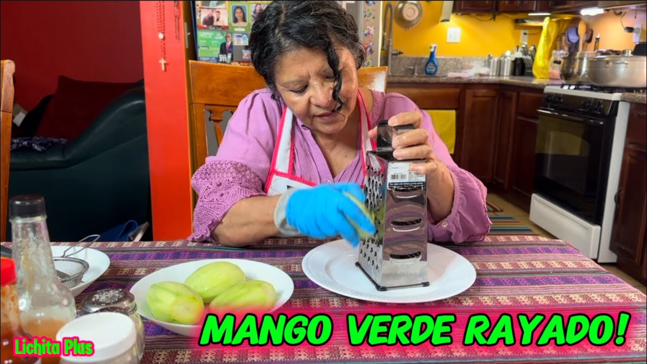Mango Rayado.Con Sal,Chile Y Limon.Mmm😬 - YouTube