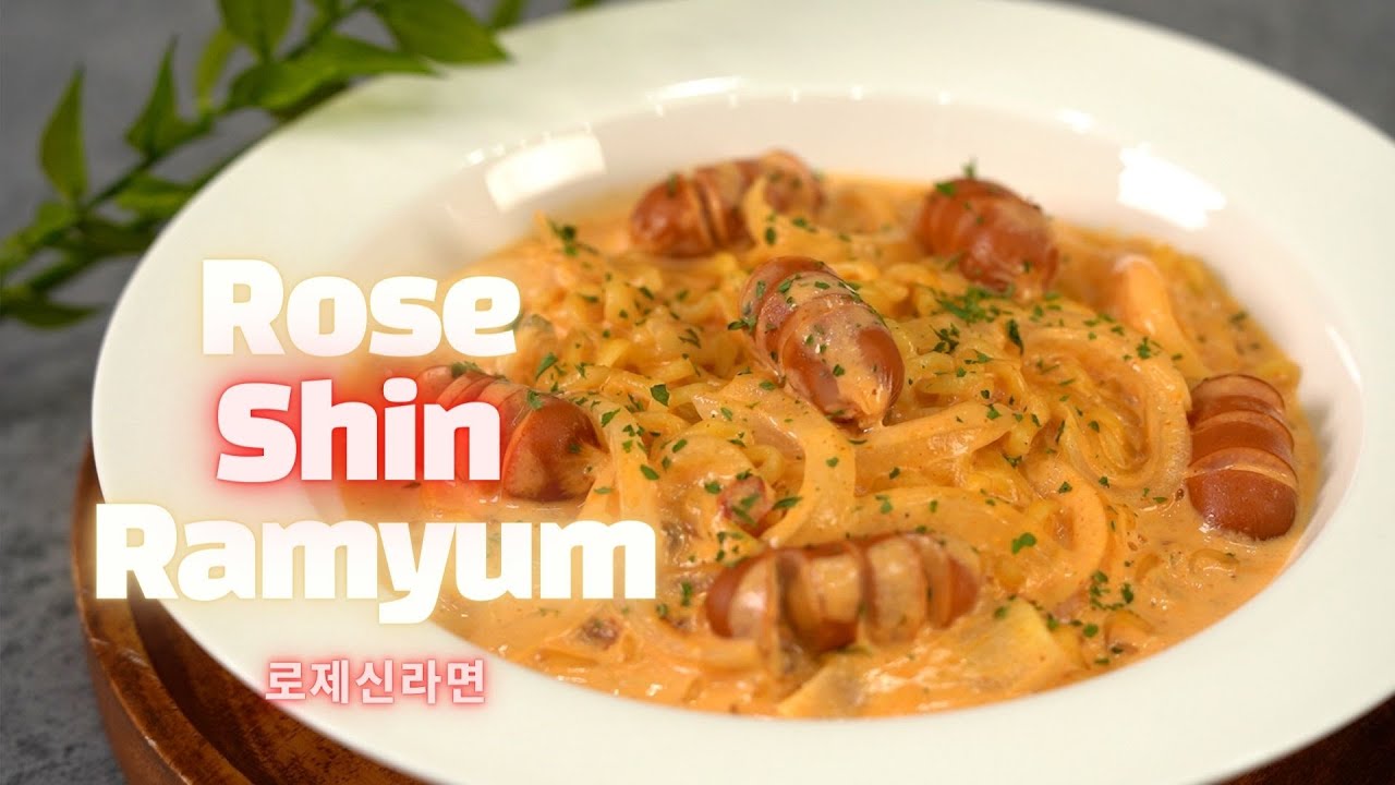 korean instant ramen upgrade / rose shin ramen / korean ramen recipes ...