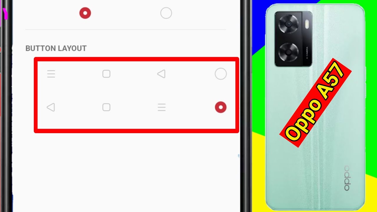 Oppo a57 me back button ko left right kaise karen | Oppo phone main ...