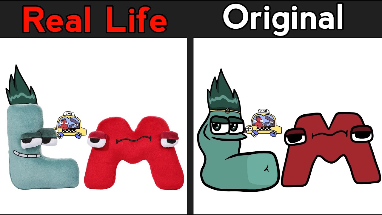 REAL LIFE VS ORIGINAL | Alphabet Lore in REAL LIFE - YouTube
