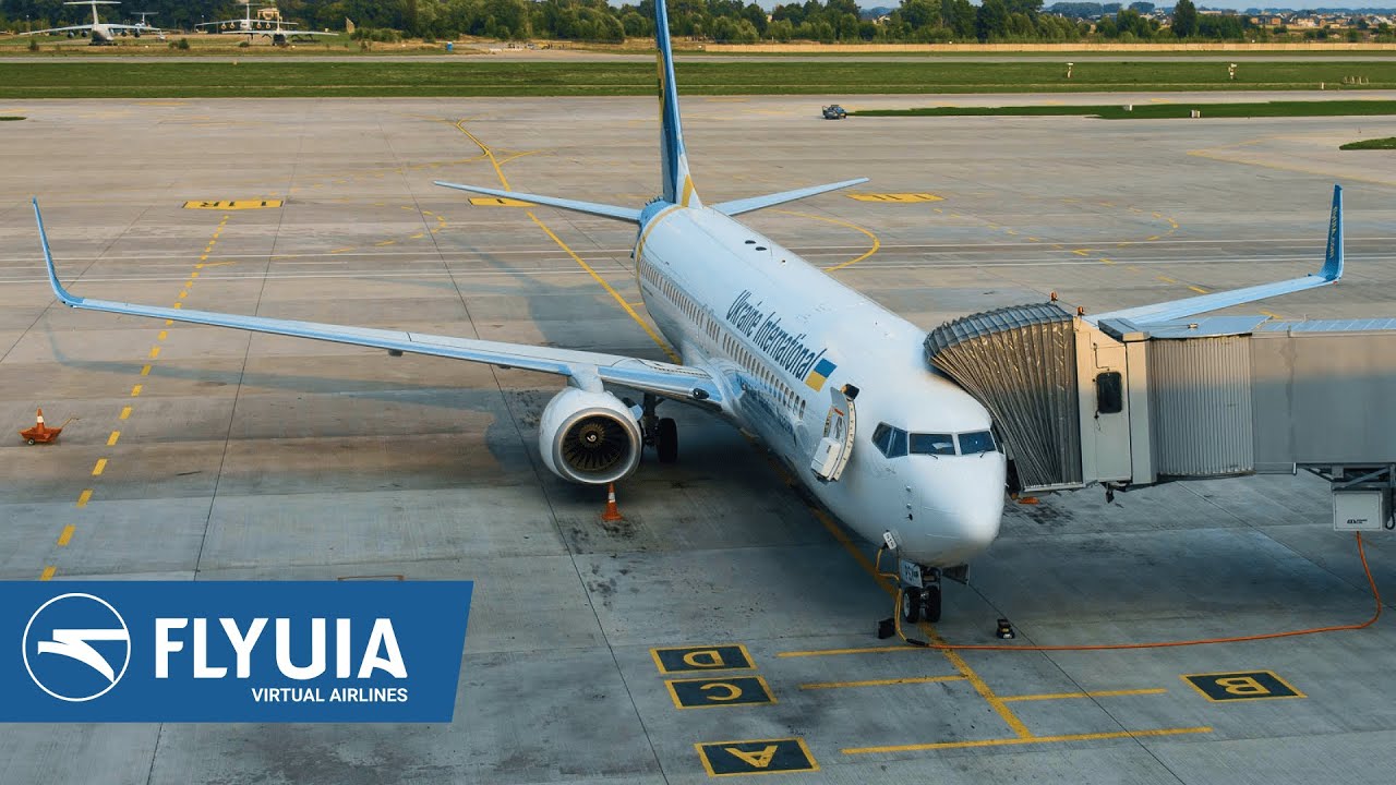 FlyUIA Virtual | Arrival to Kyiv Boryspil - YouTube