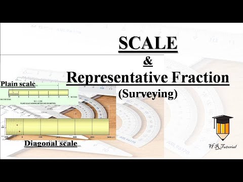 SCALE & Representative Fraction (R.F.) in Surveying (civil engineering ...