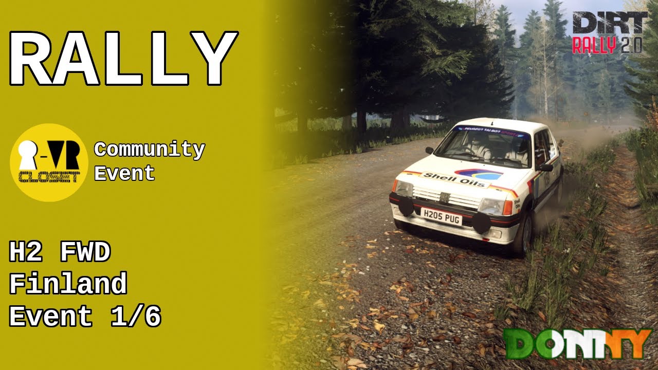 Rally | 3D Rally League | H2 FWD | Event 1 | Finland | DR2 - YouTube