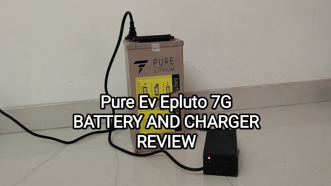 Pure ev epluto 7g battery and charger review after 1 year of use - YouTube