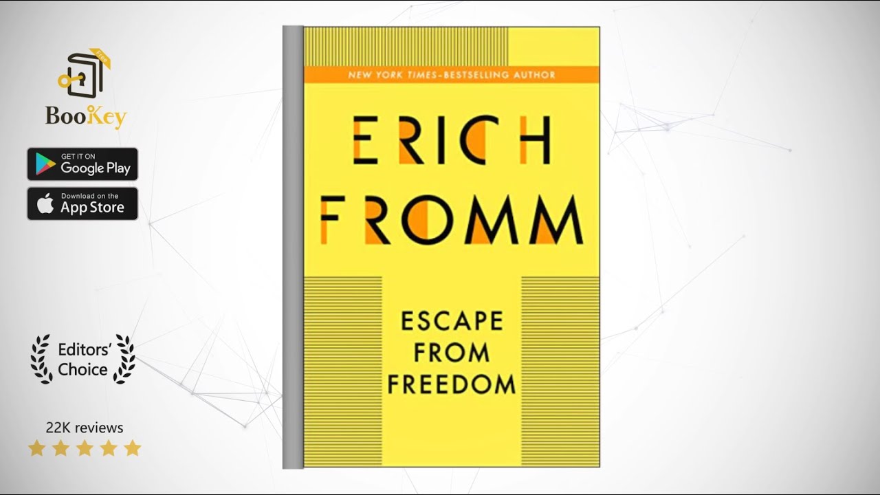 Escape from Freedom Book Summary By Erich Fromm Are we pursuing freedom ...