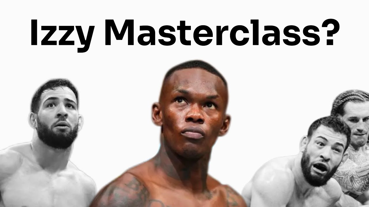 Israel Adesanya is going to put a masterclass on Nassourdine Imavov ...
