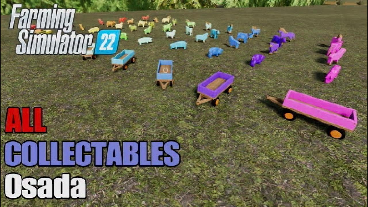 FS22 Osada Map | Earn extra money | All 100 Collectables - YouTube