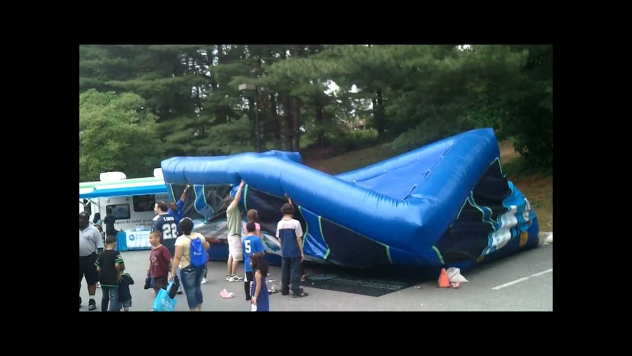 Inflatable bouncer accident in Silver Spring, MD (HD) - YouTube