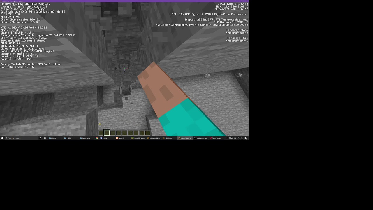 Minecraft bots area mine (OQ.MineBot) - YouTube