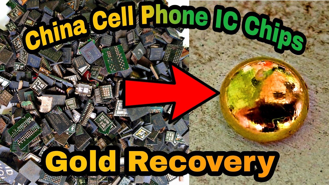 China Cell Phone IC Chips Gold Recovery Ashing Method | Ashing IC Chips ...