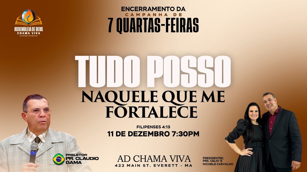 Pr. Claudio Gama | Culto de Campanha - YouTube