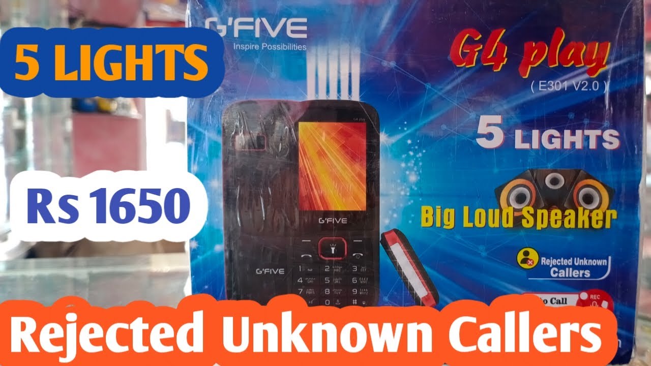 G Five Mobile G4 Play Unboxing & Review - YouTube