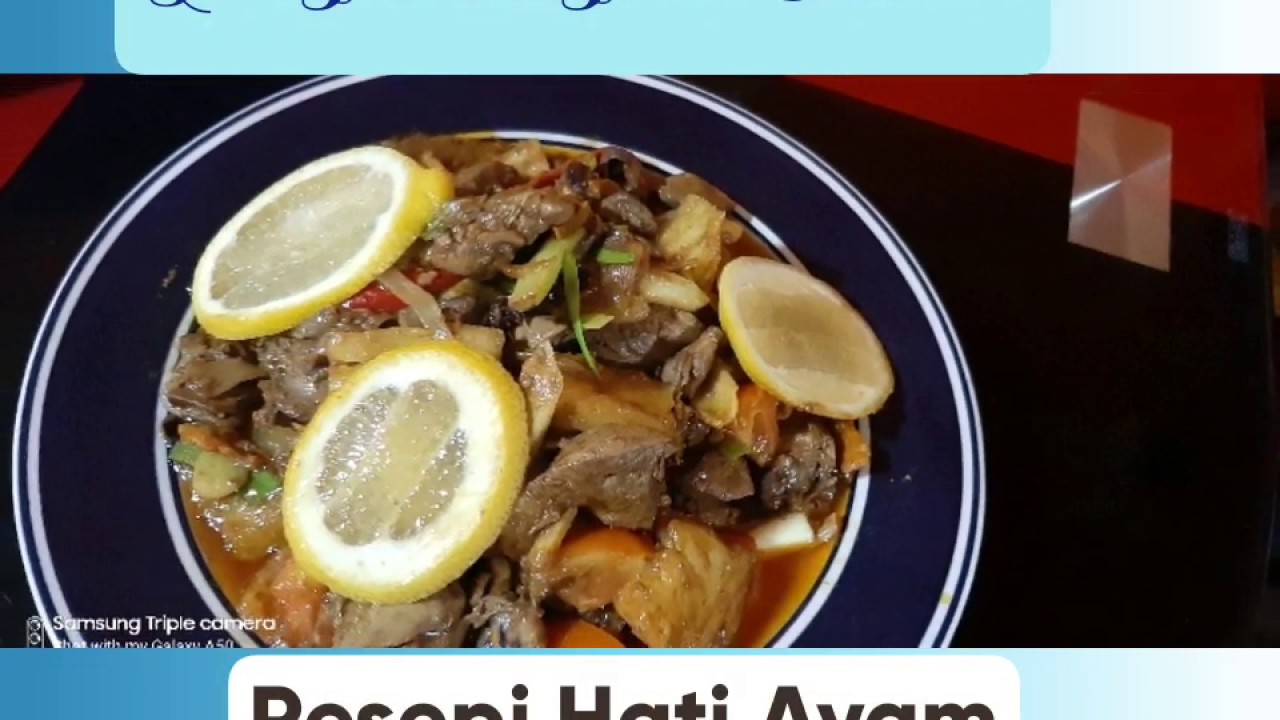 Resepi hati ayam/ Chicken liver recipe - YouTube