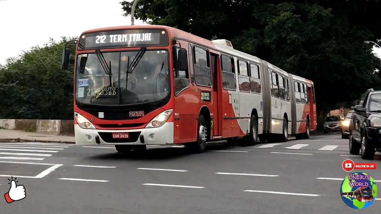 Caio Millennium II e Marcopolo Gran Viale Biarticulado Volvo B12M - YouTube