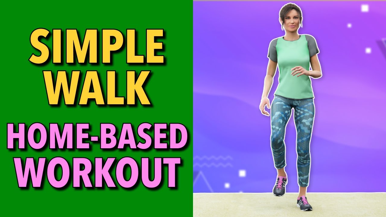 15-Minute Simple Walk - Home-based Workout - YouTube