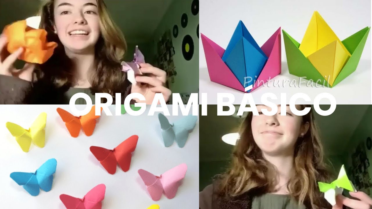 ORIGAMI BÁSICO/ VIDEOS ESTAMPITA - YouTube
