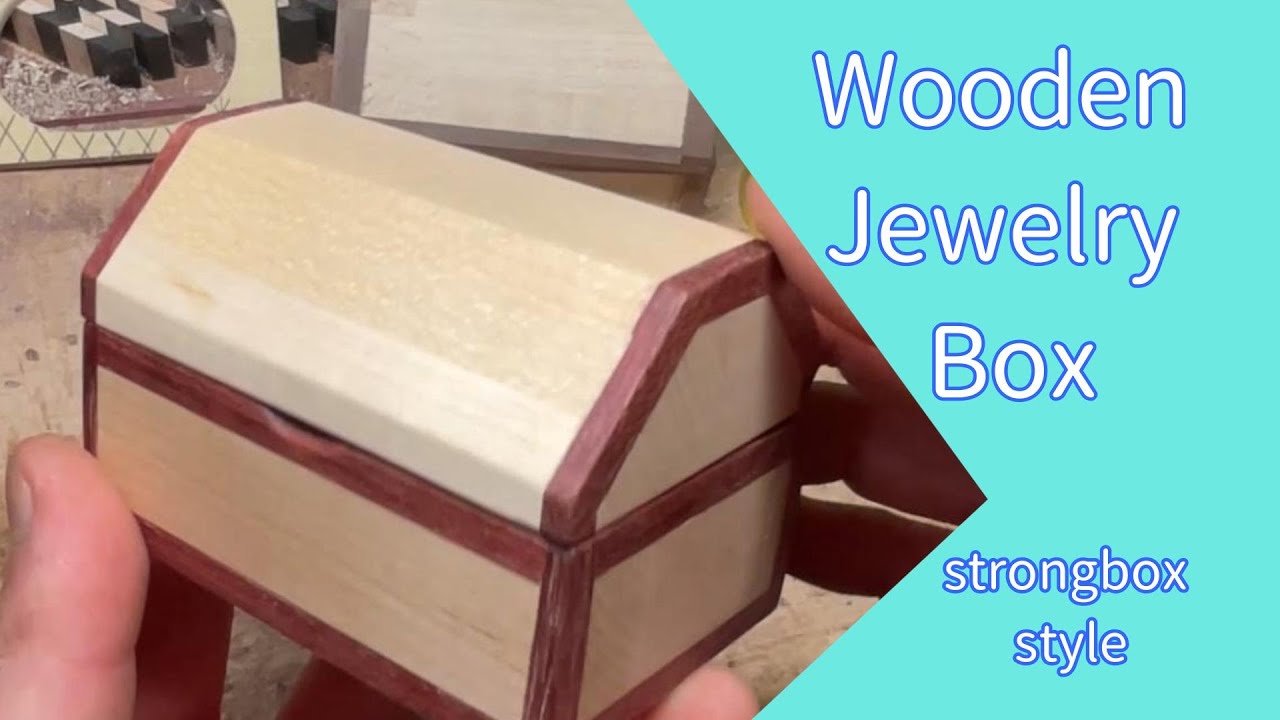 【DIY】Wooden Jewelry Box【木箱】strongbox - YouTube