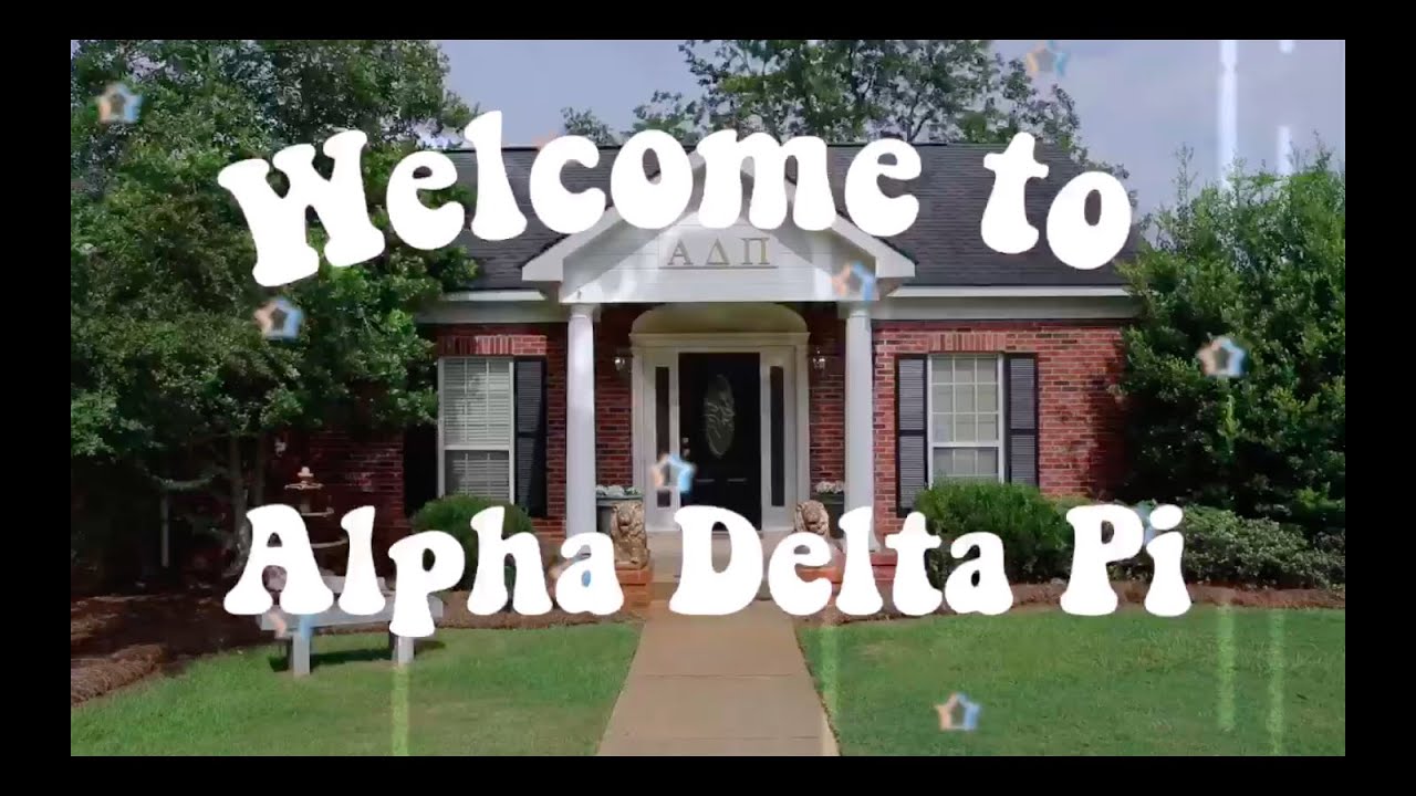 Alpha Delta Pi House Tour Troy University - YouTube