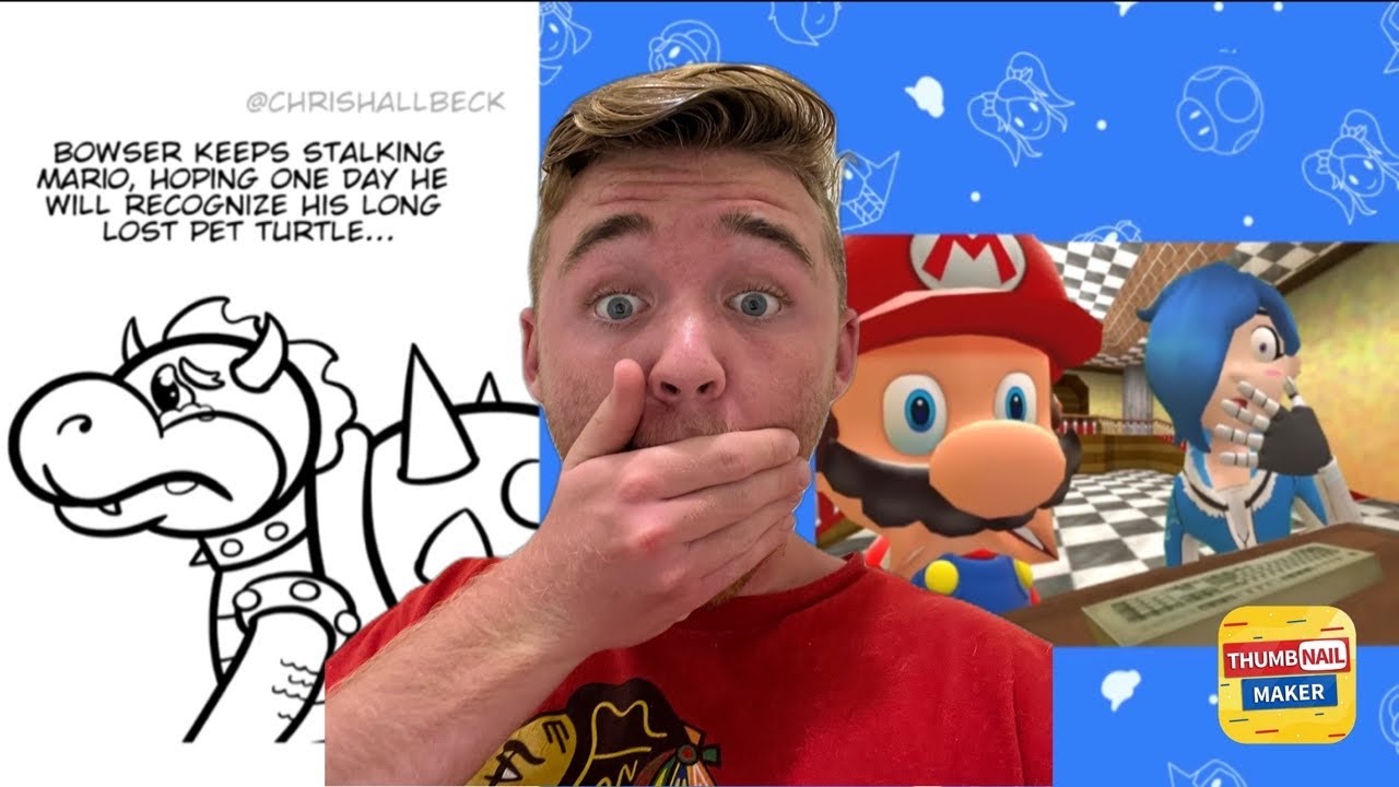 SMG4 Reaction: Mario reacts to nintendo memes 6 ft. Tari - YouTube