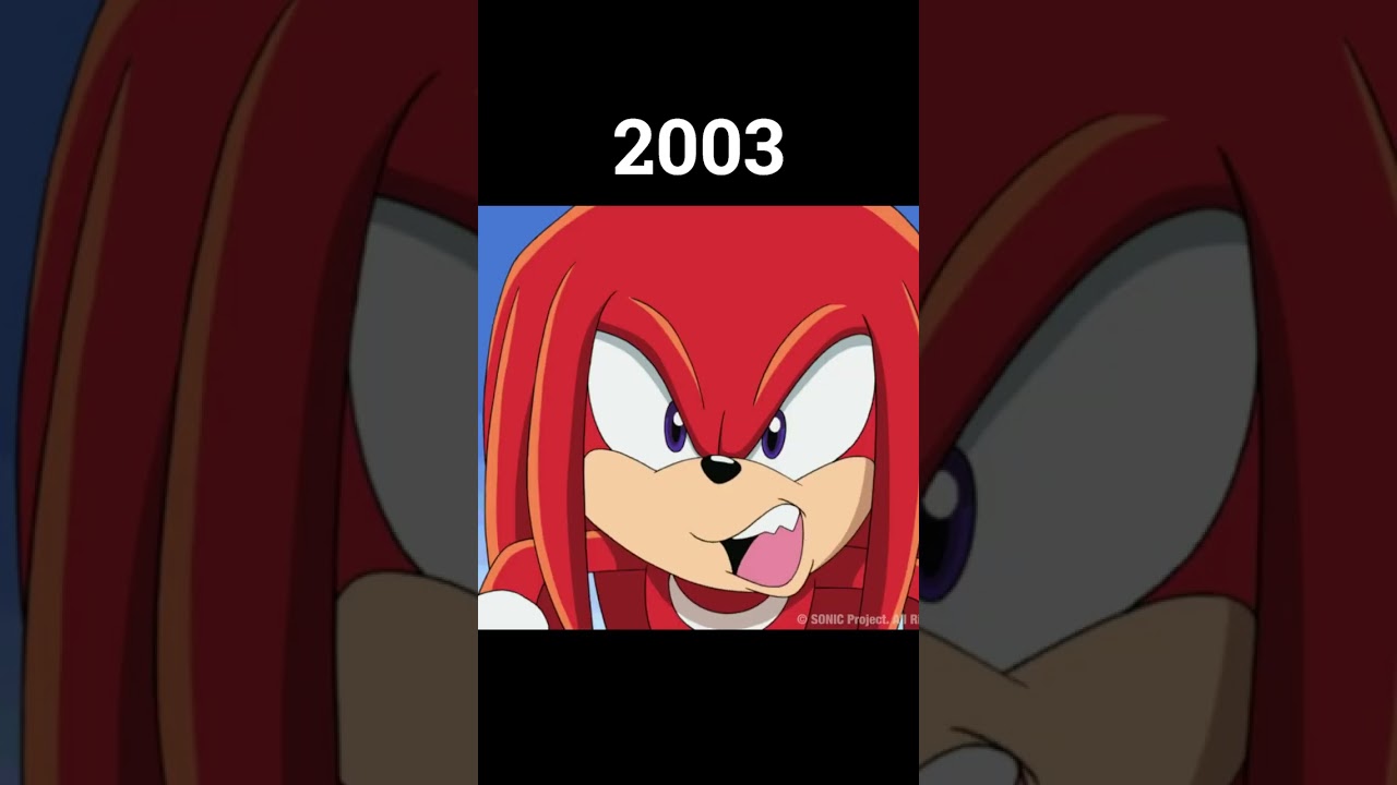 Evolution Of Sonic, Tails And Knuckles #evolution #shorts - YouTube