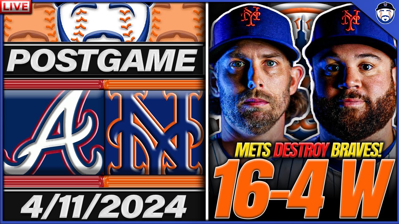 Mets vs Braves Postgame | METS DESTROY BRAVES, WIN SERIES! | Highlights ...
