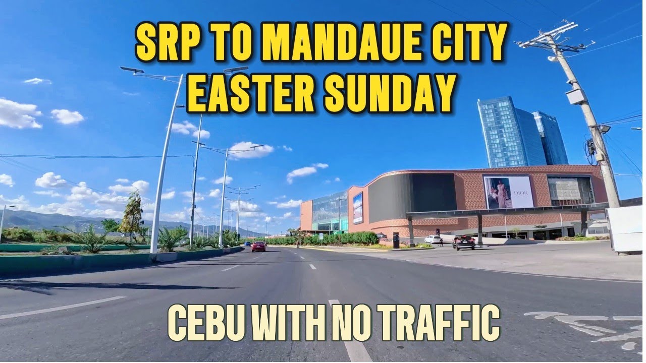 Driving On Cebu SRP on Easter Sunday. Empty Road - YouTube