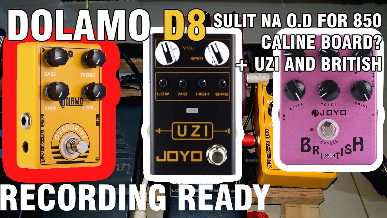 DOLAMO D-8 Overdrive TAGALOG REVIEW/DEMO + OTHER PEDALS sulit na sulit ...