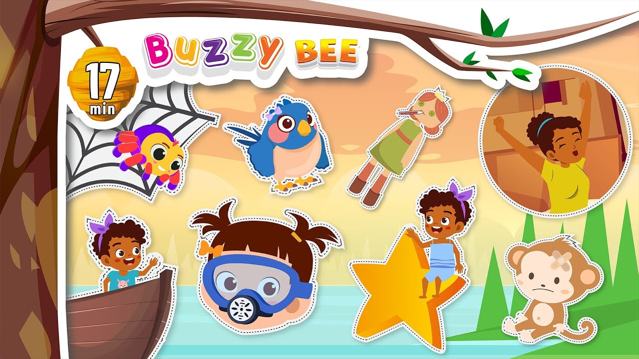 ITSY BITSY SPIDER + MORE | BUZZY BEE | NURSERY RHYMES COMPILATION - YouTube